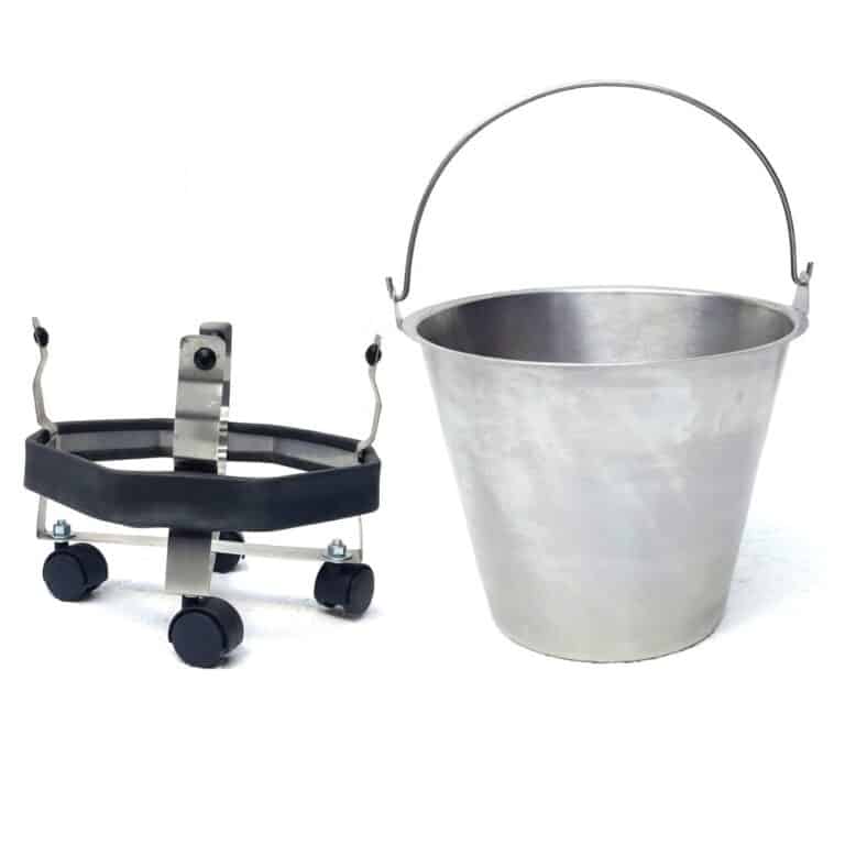 Cubeta Con Porta Cubeta Acero Inoxidable - Fabrica De Mobiliario Medico