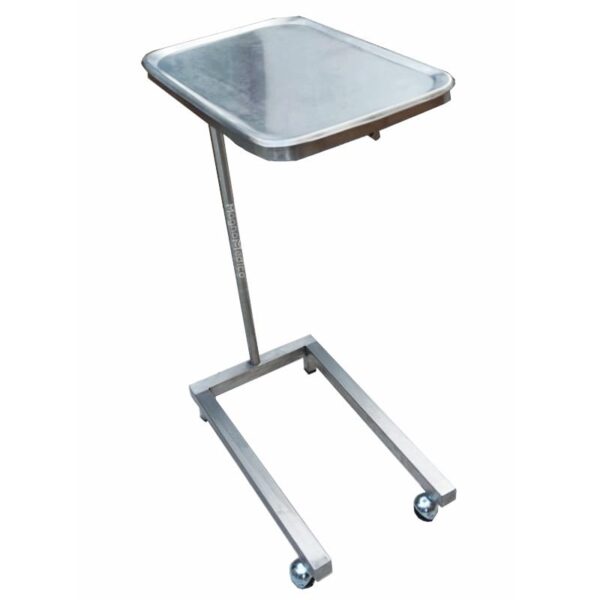 Mesa Mayo Acero Inoxidable Con Charola - Mobiliario Medico Magnomedi